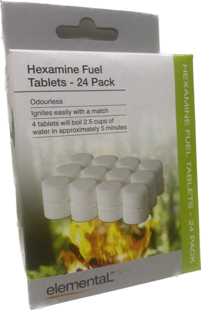 Elemental - Hexamine Solid Fuel Tablets pack of 24 – Surplus City