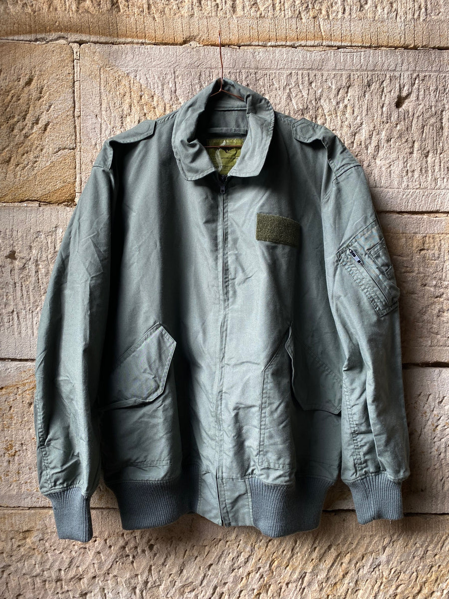 RAAF - Olive Drab Bomber Jacket XL - Walkabout Australia - Made in Mar ...