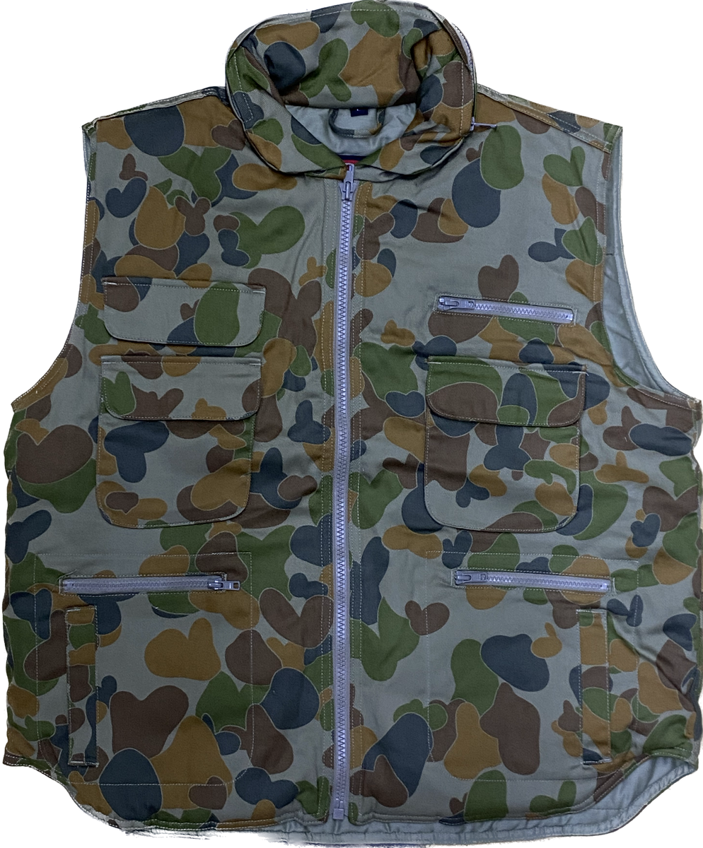 Huss - Ranger Zip Up Vest - Auscam / Multicam / Black – Surplus City