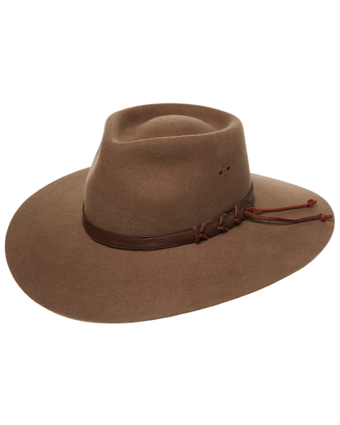 Statesman - Big Australian Wool Felt Hat - Light Brown – Surplus City