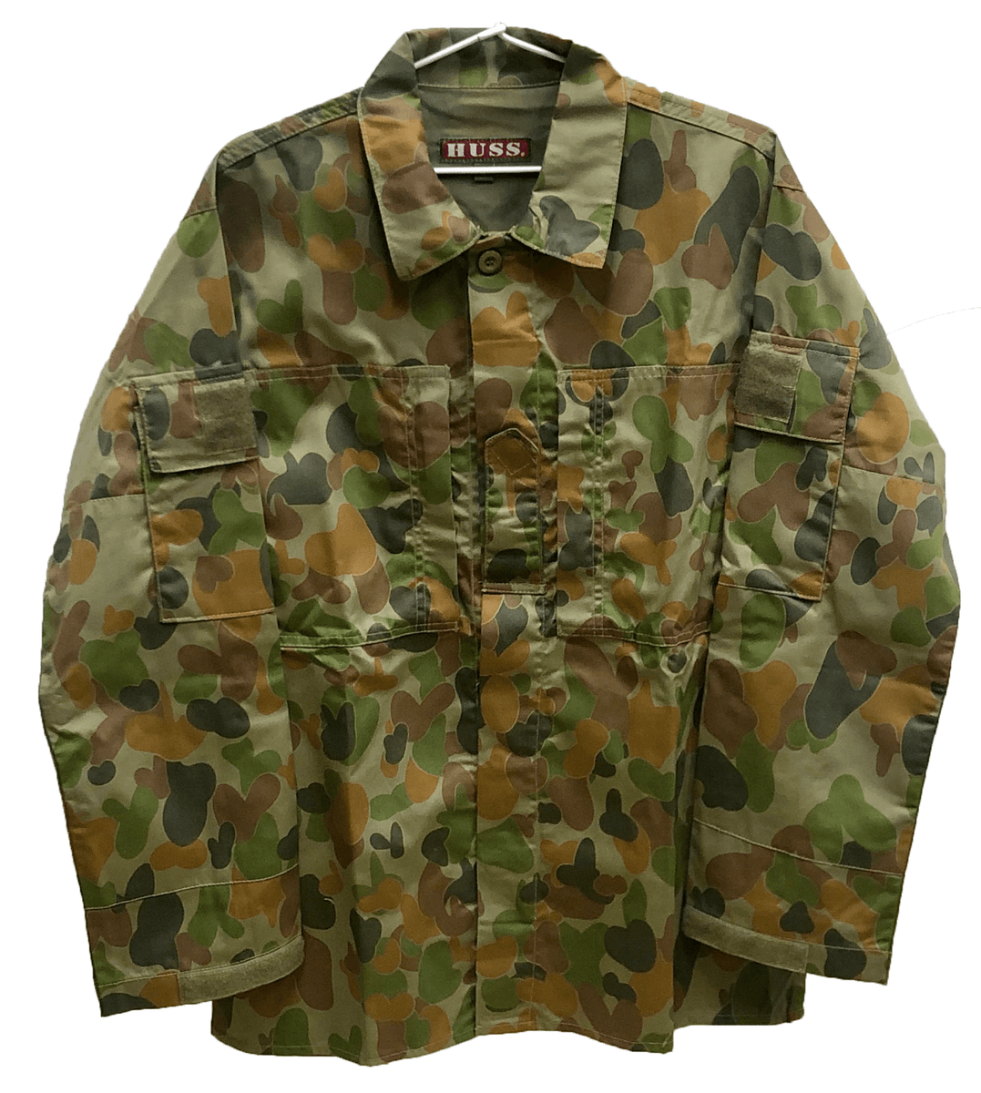 HUSS - Auscam DPCU Camouflage Long Sleeve IR Style Button Up Combat Sh ...