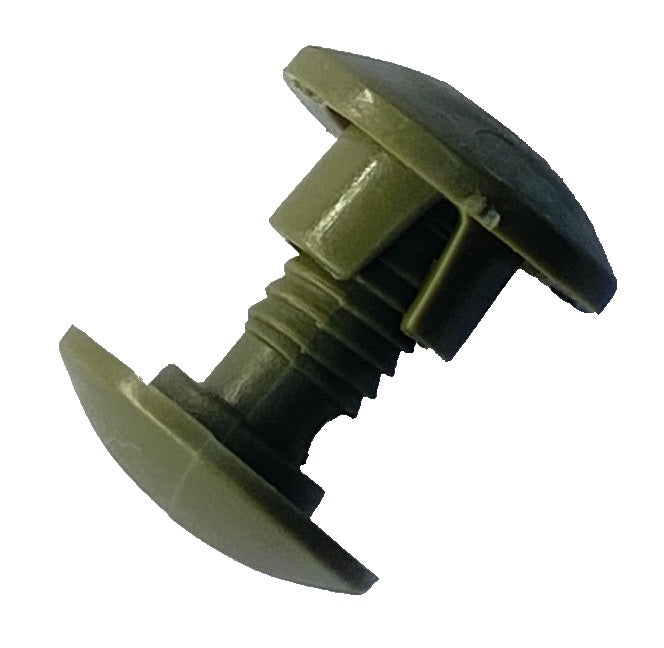 Pack of 100 - 5mm Australian Army Webbing Screw Thread Plastic Clips ...